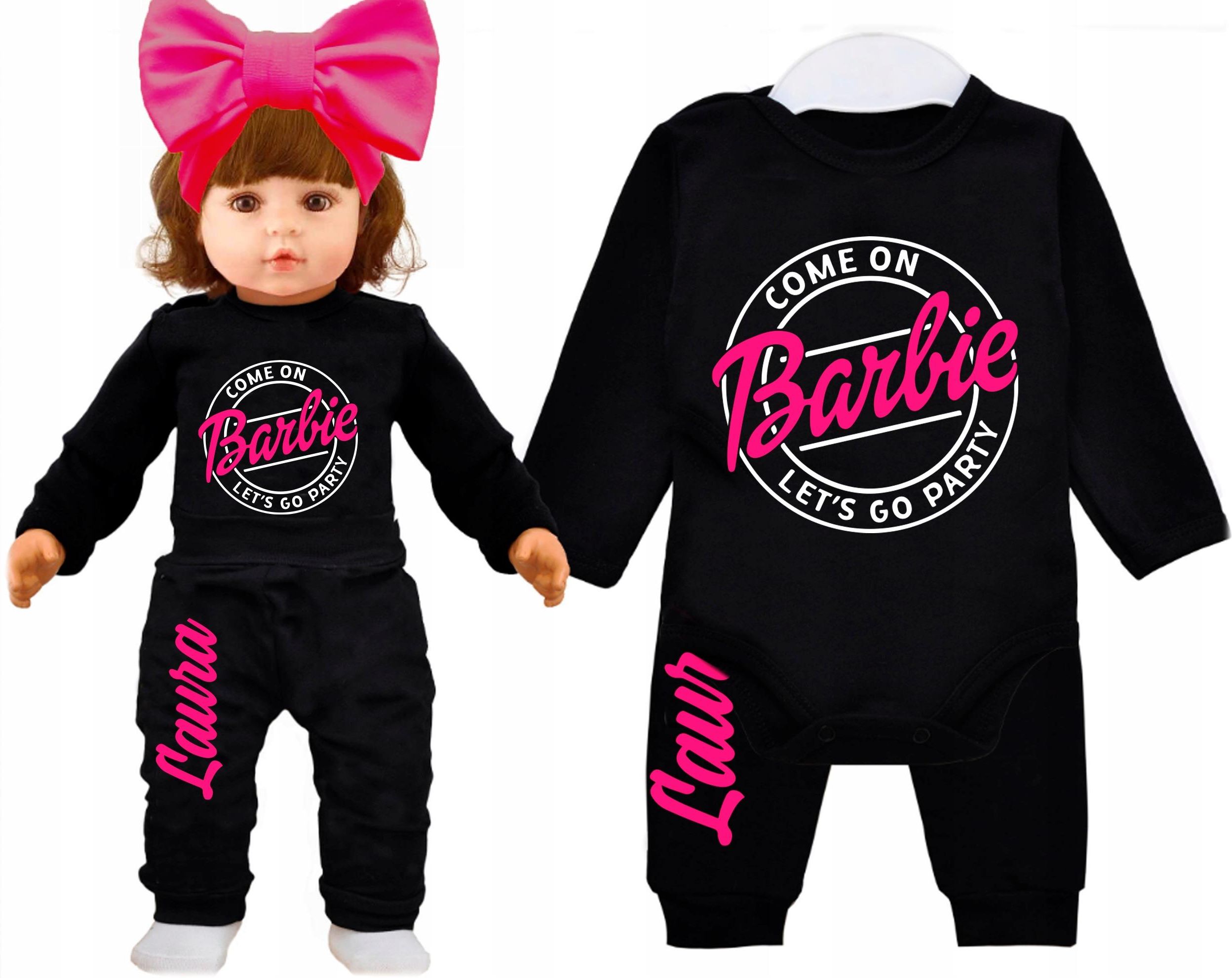Komplet dziecięcy dł.rękaw Barbie HIT!Nowość! r 68 - Ceny i opinie ...