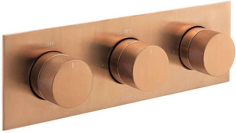 Bateria Vado Individual Knurled Brąz Szczotkowany INDT1283HBRZK ...