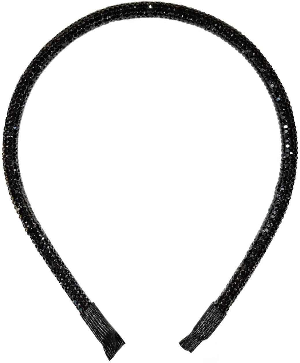 Selero Opaska Do Włosów Z Kryształami Zroszonymi Bling Czarna - Opinie ...