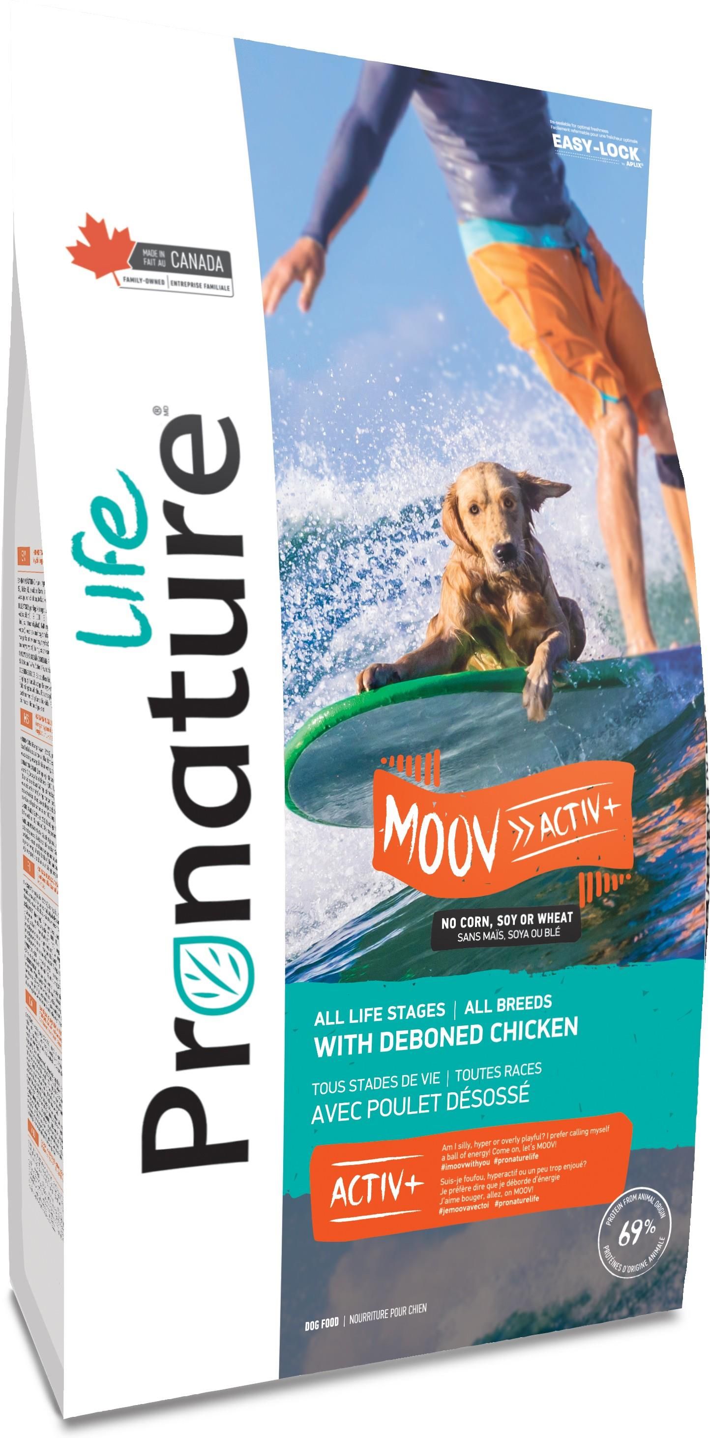 Karma Pronature Life Dog Moove Active+ Wysokomięsna Karma Z Kurczakiem ...