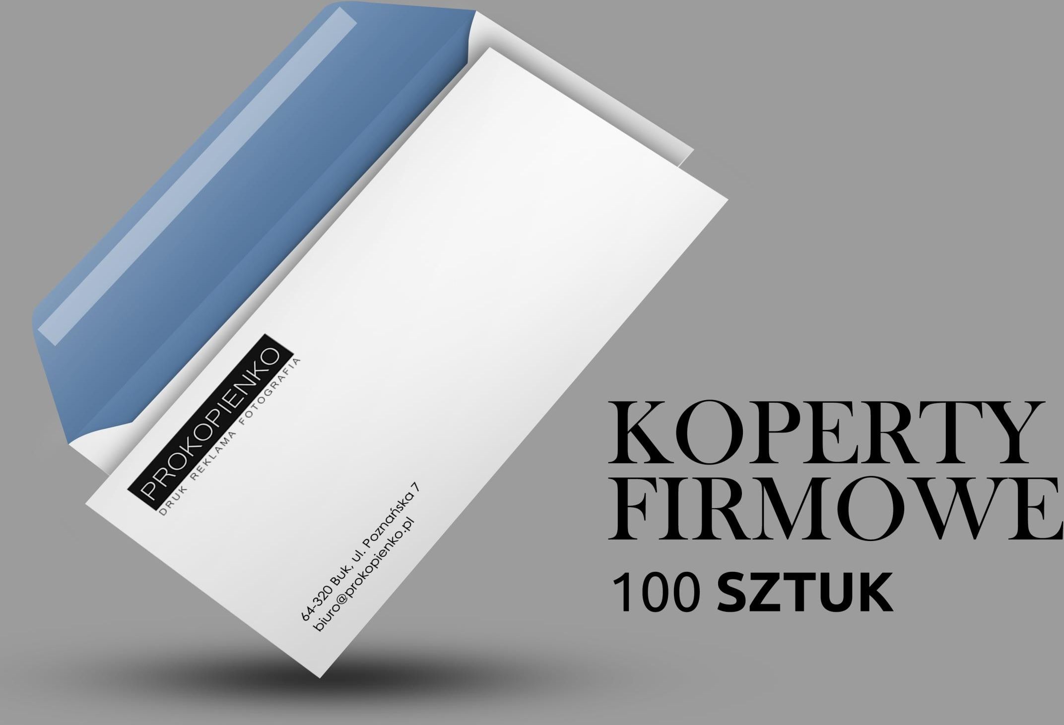 Koperty Dl Z Nadrukiem Logo 100szt. - Ceny i opinie - Ceneo.pl