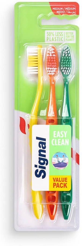 Unilever Signal Easy Clean Medium Szczoteczka Do Zębów 3 Szt. - Opinie ...