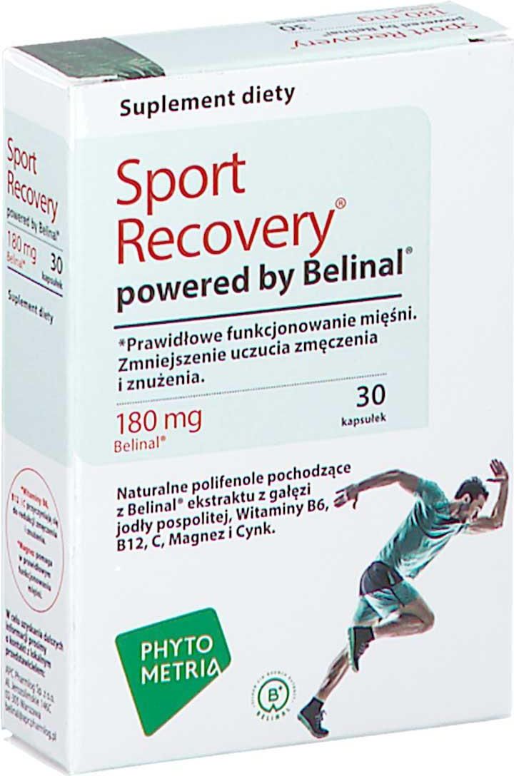 Sport Recovery powered by Belinal 180 mg 30 kaps - Opinie i ceny na Ceneo.pl