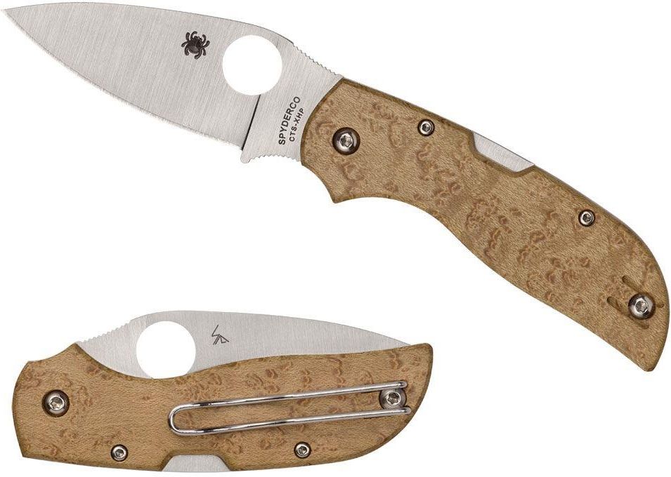 Spyderco Chaparral Birdseye Maple Wood C152Wdp - Ceny i opinie - Ceneo.pl