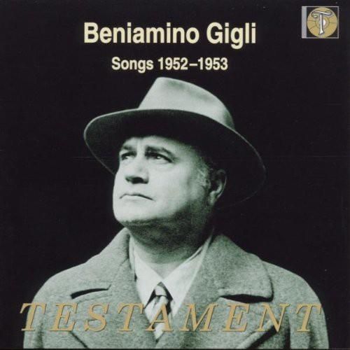 Płyta kompaktowa Beniamino Gigli - Beniamino Gigli-Songs 1952-1953 (CD ...