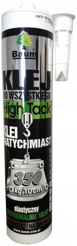 Klej Baum Klej Montażowy Mocny High Tack 290Ml - Opinie i ceny na Ceneo.pl