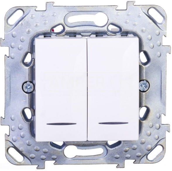 Schneider Electric Unica Plus Łącznik Jednobiegunowy Podwójny Z ...