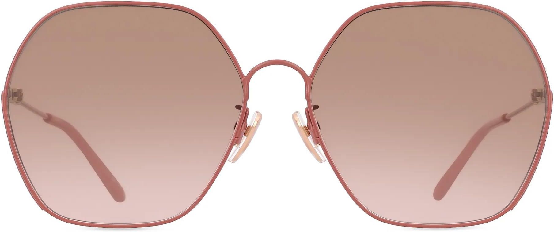 CHLOE CH0169SA Panie-Okulary słoneczne Pełna obręcz Ośmiokątny Metal ...