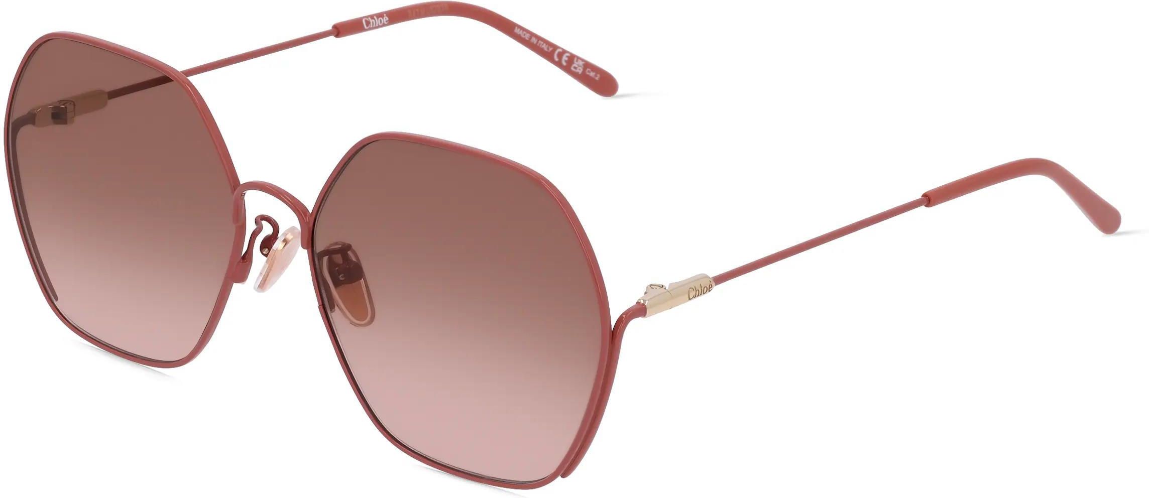 CHLOE CH0169SA Panie-Okulary słoneczne Pełna obręcz Ośmiokątny Metal ...