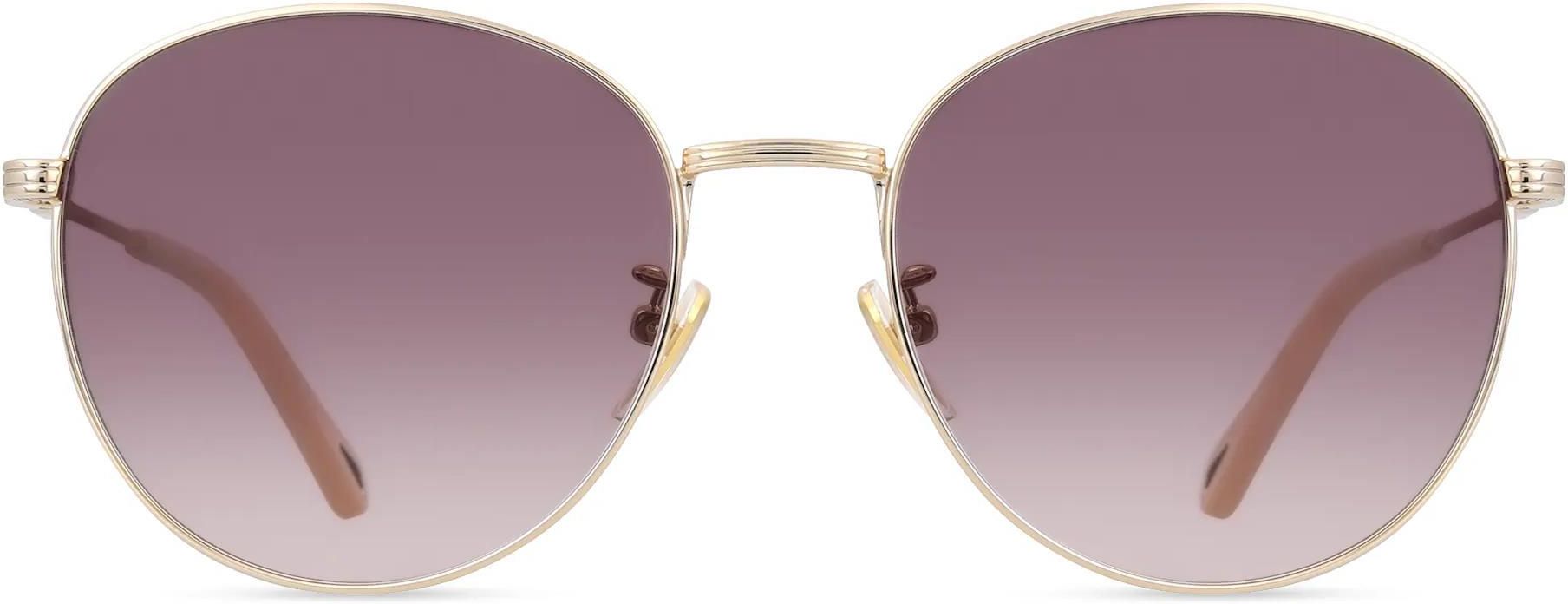 CHLOE CH0181SK Panie-Okulary słoneczne Pełna obręcz Panto Metal-ramka ...