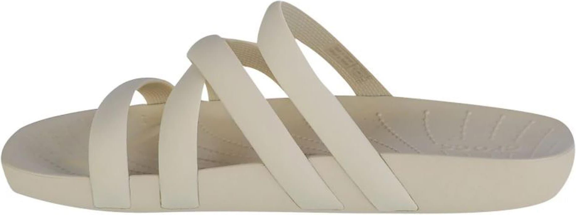 Klapki Crocs Splash Strappy Sandal W 208217 (kolor Beżowy/Kremowy ...