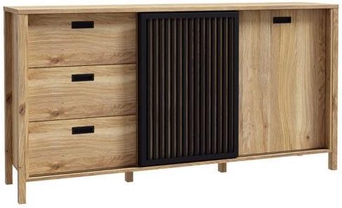 Forte Szeroka Komoda Z Przesuwnymi Drzwiami Lameli Jytana 233R 33861 ...