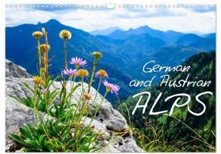 German and Austrian Alps (Wall Calendar 2024 DIN A3 landscape ...