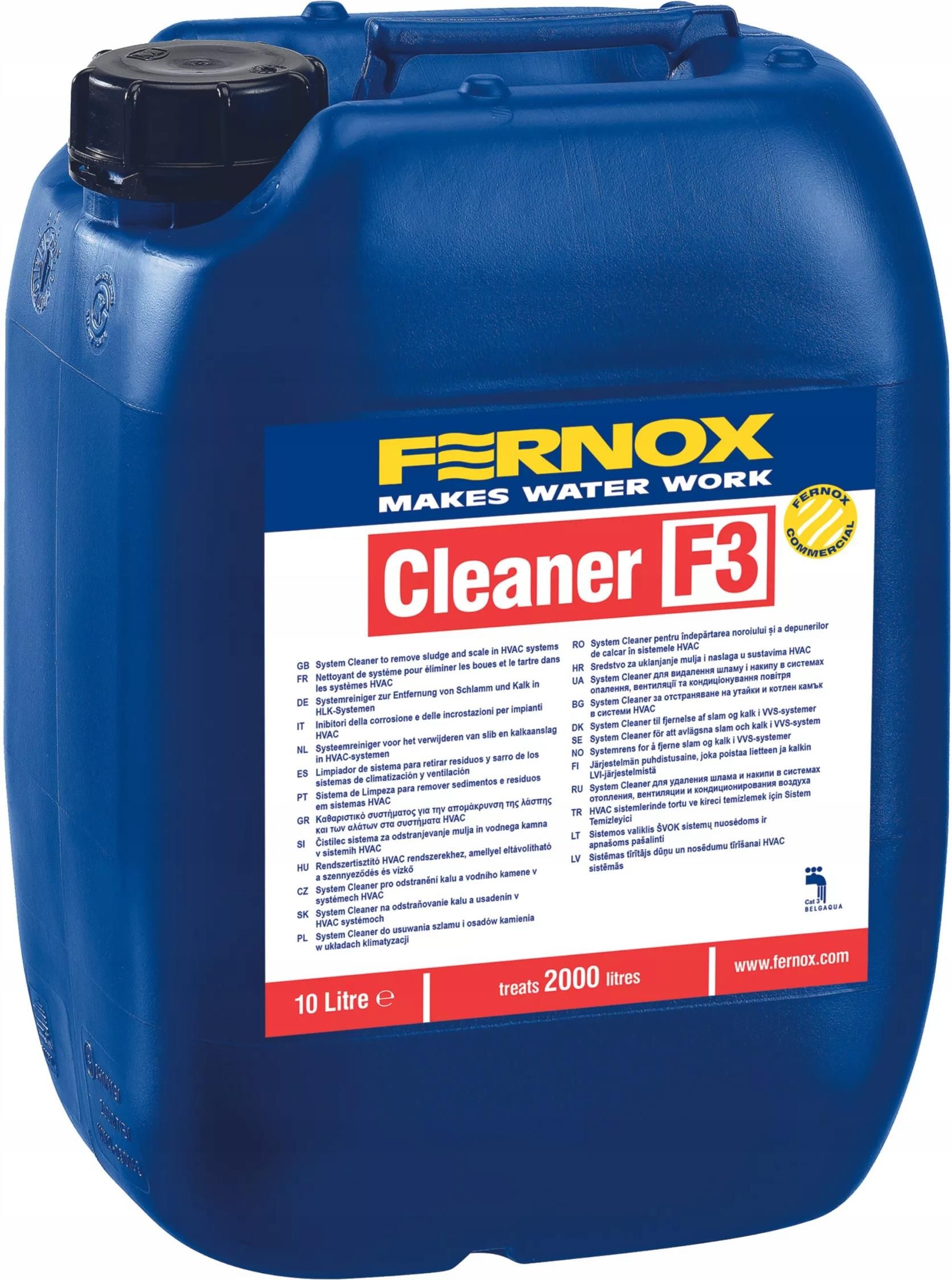 Fernox F3 Cleaner 10L 62555 - opinie i ceny na Ceneo.pl