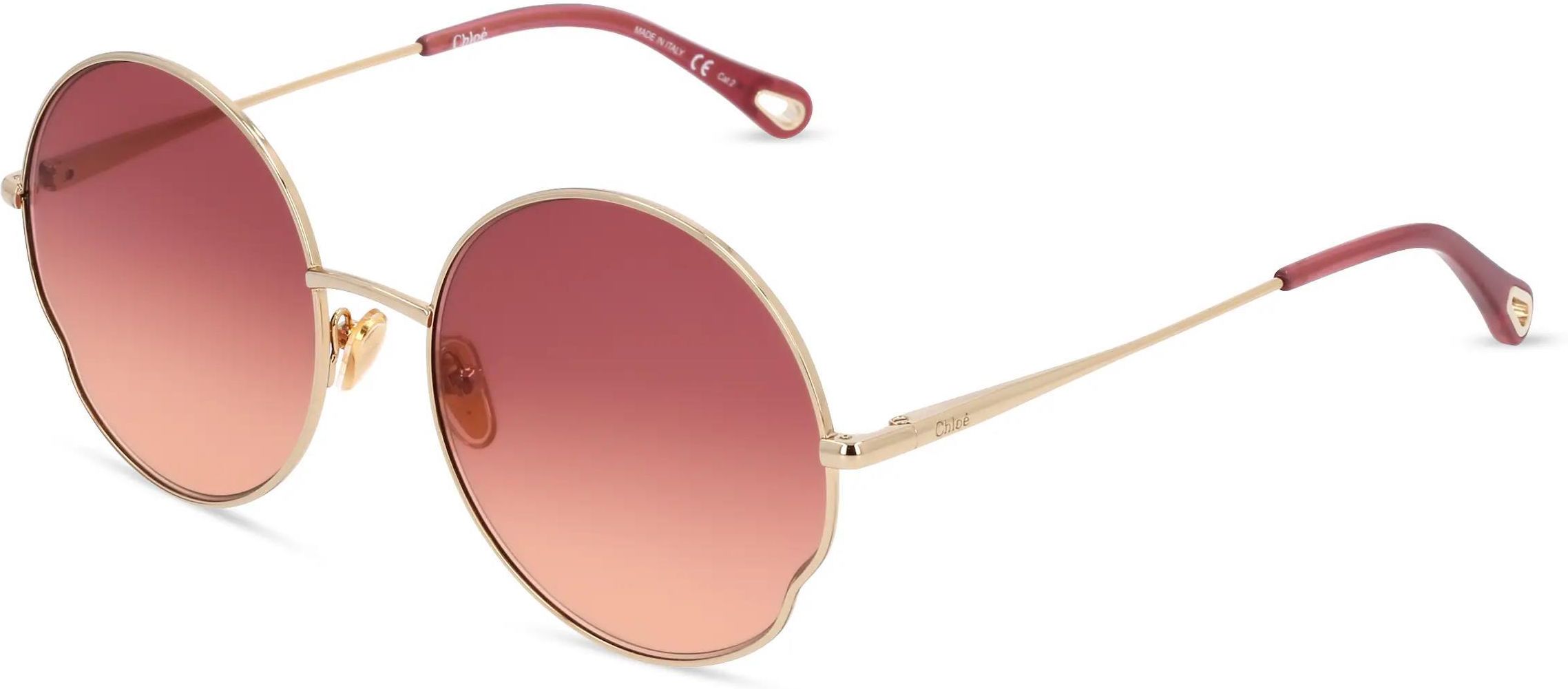 Chloé CH0095S Panie-Okulary słoneczne Pełna obręcz Owal Metal-ramka ...