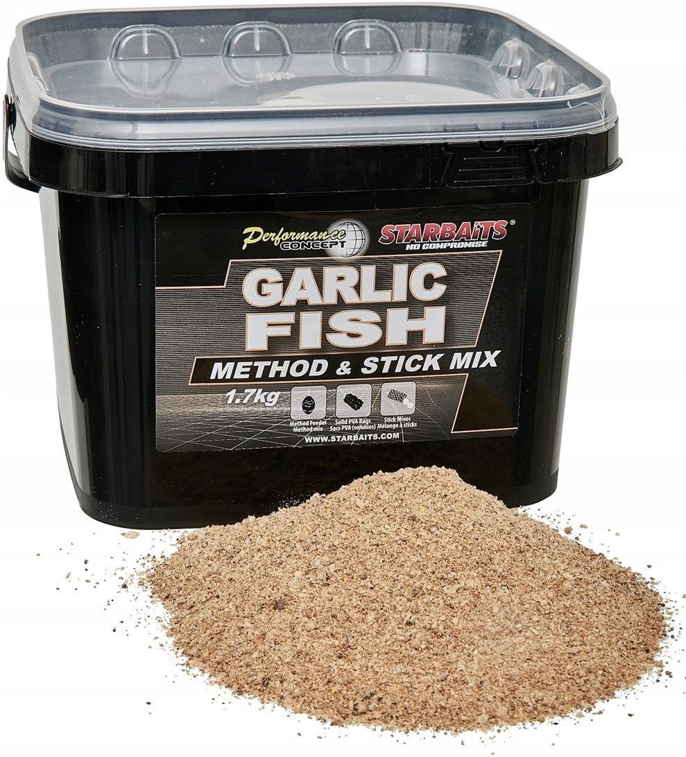 Starbaits Zanęta Garlic Fish Method & Stick Mix 1,7Kg - Ceny i opinie ...