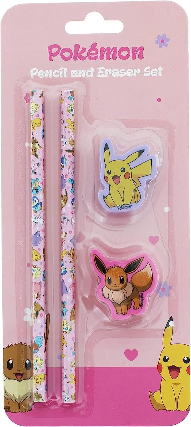 Zestaw Ołówków Z Gumką Pikachu Eevee Bff`S Pokemon Blueprint - Ceny i ...