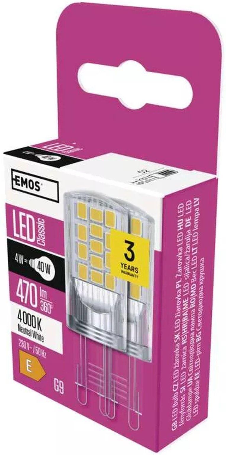 Emos Żarówka Led Cls Jc 4W(40W) 470Lm G9 Nw 2Pc (1525736408) - Opinie i ...