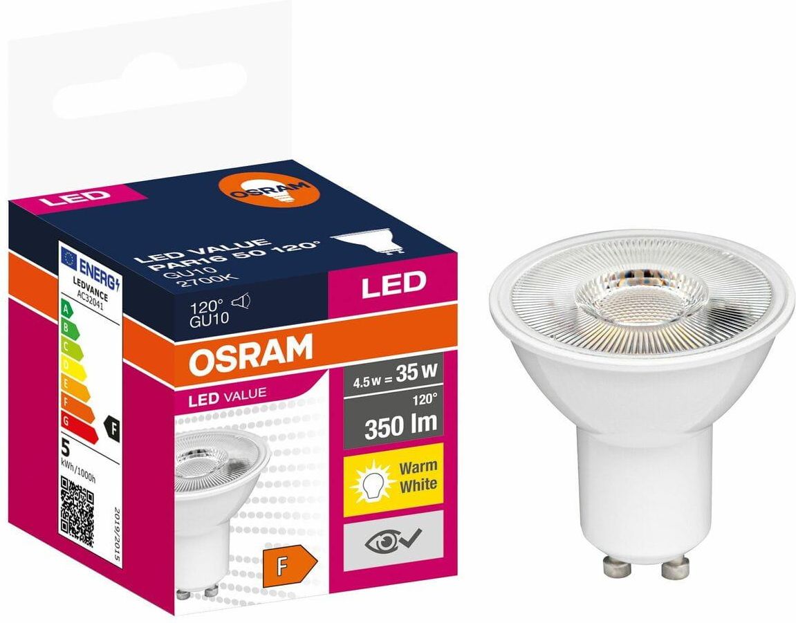 Osram Żarówka Led Gu10 4,5 W 35 350 Lm Ciepła Biel - Opinie i atrakcyjne ceny na Ceneo.pl
