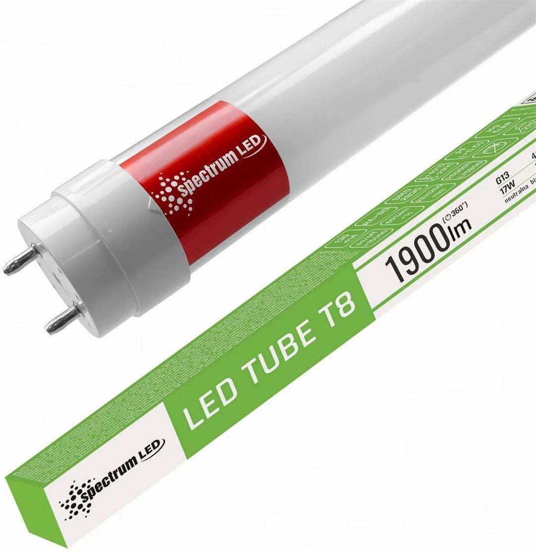 Spectrum Led Tube T8 Smd 2835 17W Nw 28X1200 Glass (Spwoj+22304_17W) - Opinie i atrakcyjne ceny ...