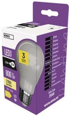 Emos Lighting Żarówka Led Filament A60 5,9W E27 Ciepła Biel (Zf6140) - Opinie i atrakcyjne ceny ...