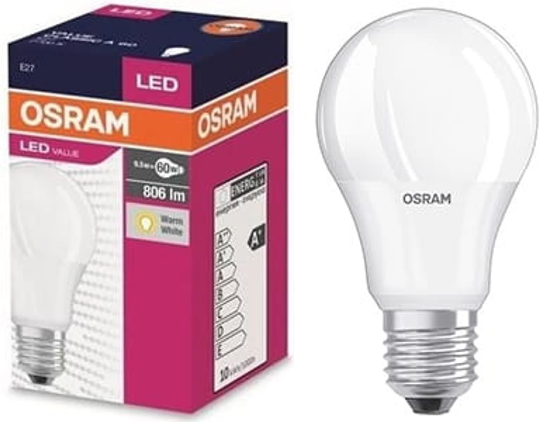 Osram Żarówka Led Cla60 E27 9W 806 Lm Ciepła (4052899326842) - Opinie i ...