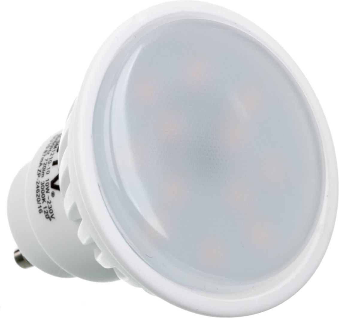 Gtv Żarówka Led Gu10 10W 720Lm 3000K 120St.Smd 2835 Ld-Sm1210-10 ...