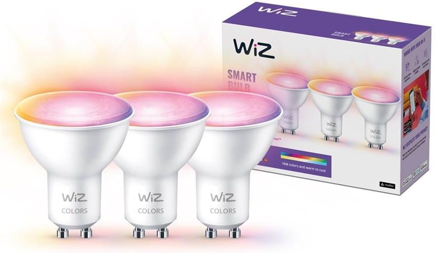 Wiz Spot 4.7W Gu10 Color & Tunable White Wi-Fi 3-Pack (929002448433) - Opinie i atrakcyjne ceny ...