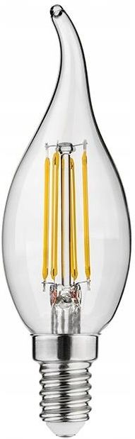Inq Żarówka Dekoracyjna Led Płomyk E14 230V 4W Neutral (Edbt010Nw ...