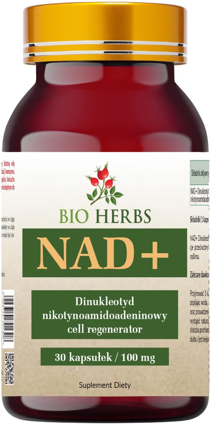 Bio Herbs Nad+ 100 Mg 30Kaps. - Opinie i ceny na Ceneo.pl