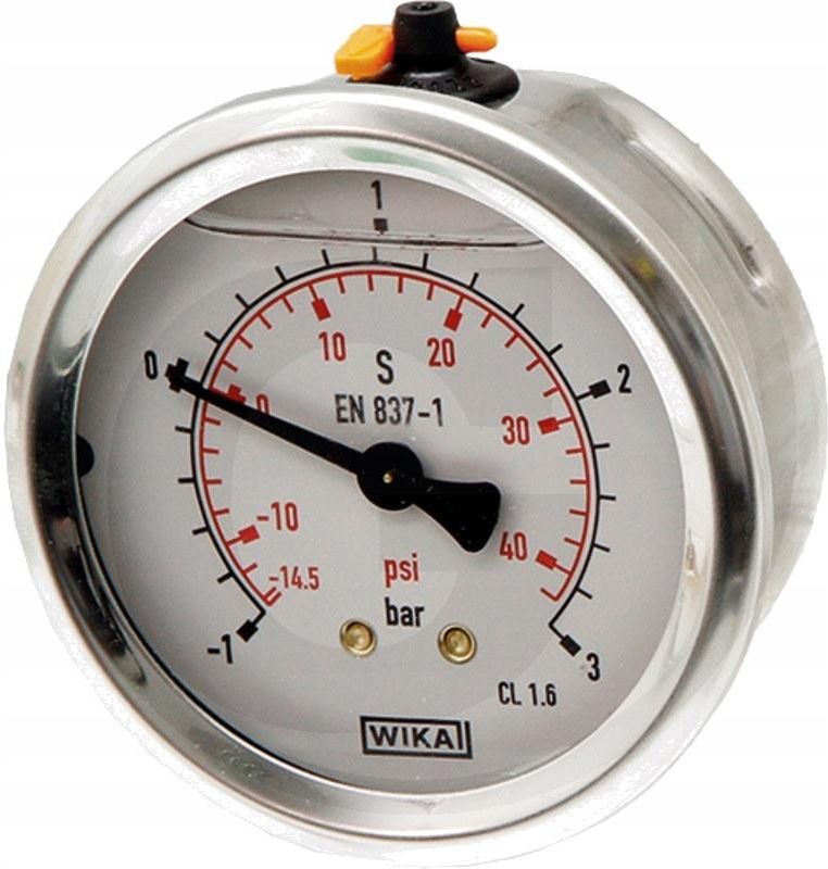 Granit Manometr Glicerynowy Ø 63mm 1/4 Tył Stal 4050859901 - Opinie i ceny na Ceneo.pl