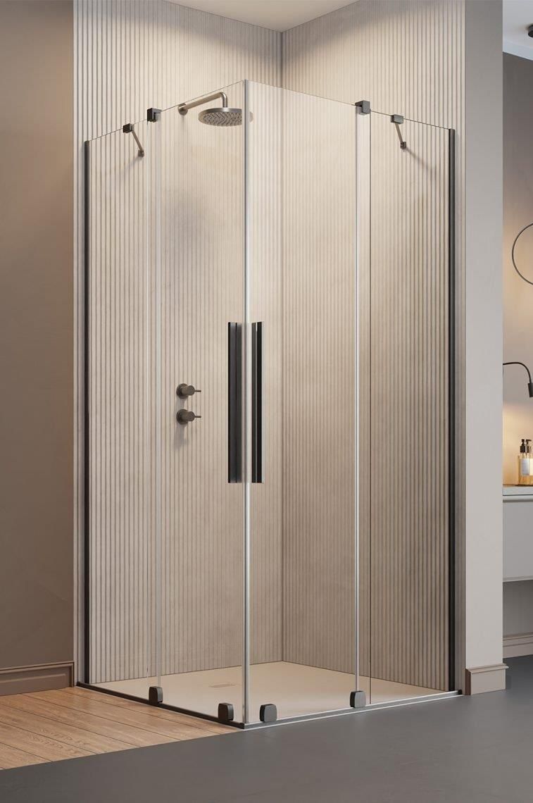 Kabina prysznicowa Radaway Furo 120x80 Szczotkowany Grafit ...