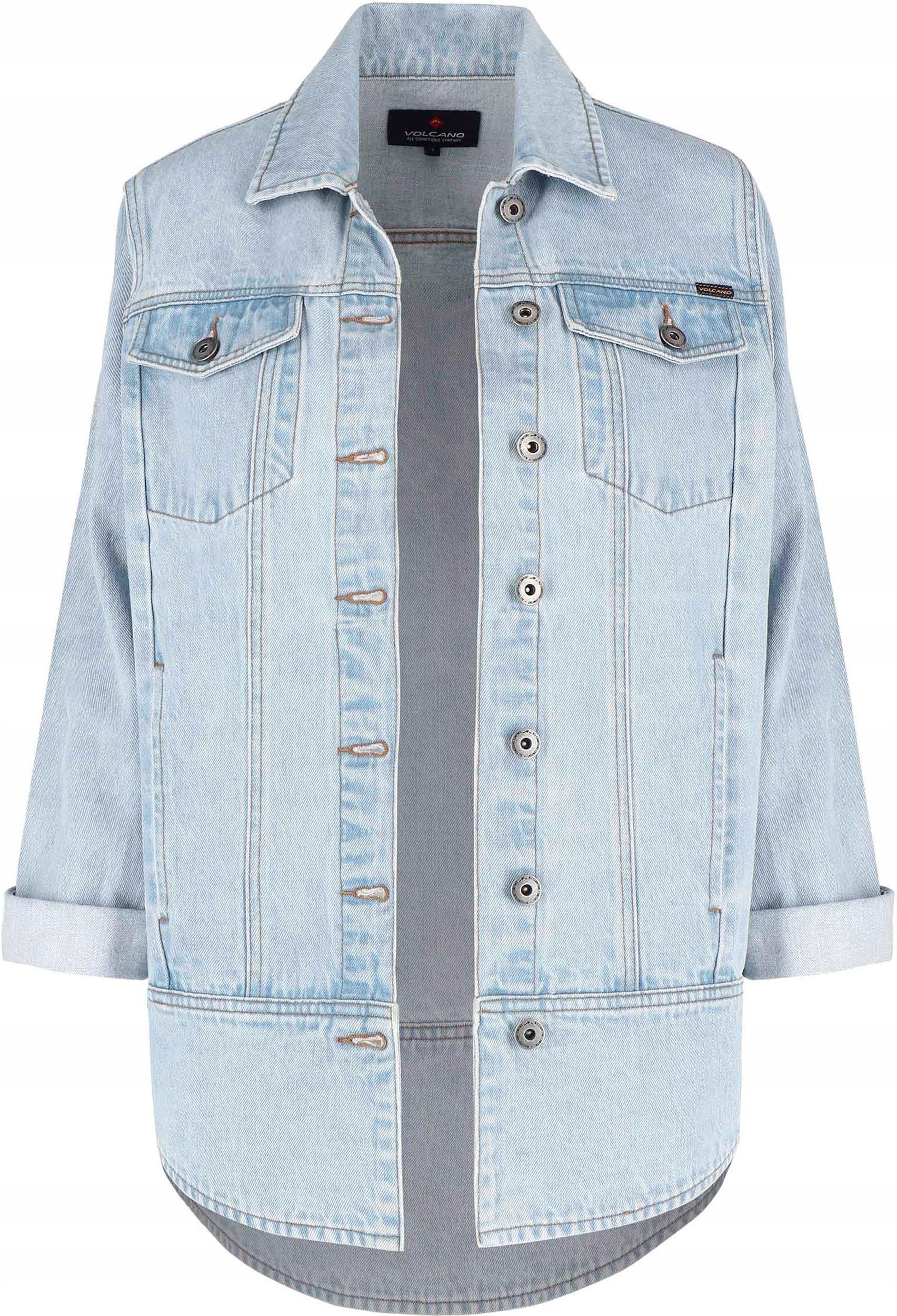 DAMSKA JEANSOWA KURTKA OVERSIZE VOLCANO J-FIBI XL - Ceny i opinie ...