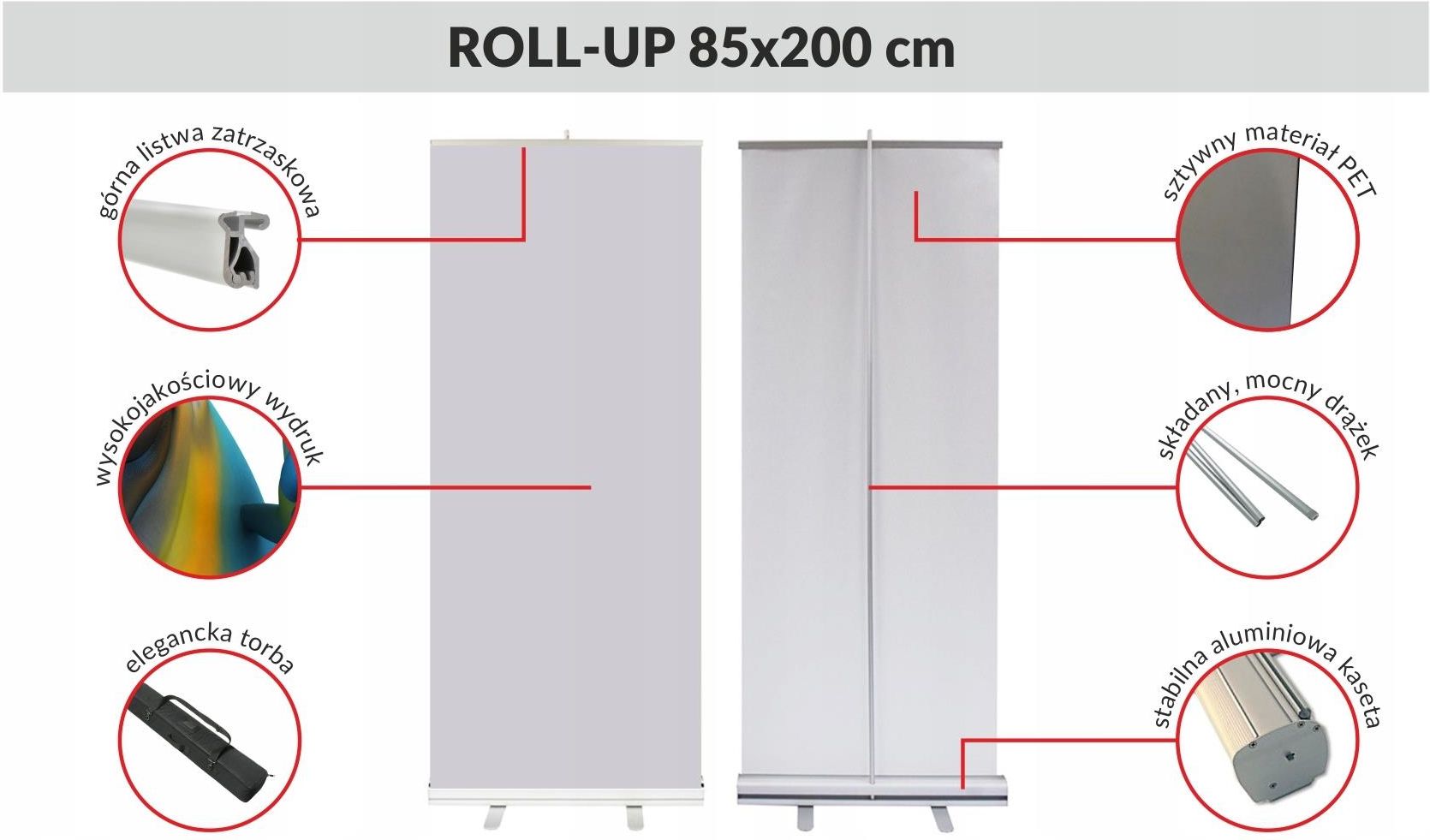 Roll-Up 85X200 Blockout Wydruk Uv - Ceny i opinie - Ceneo.pl
