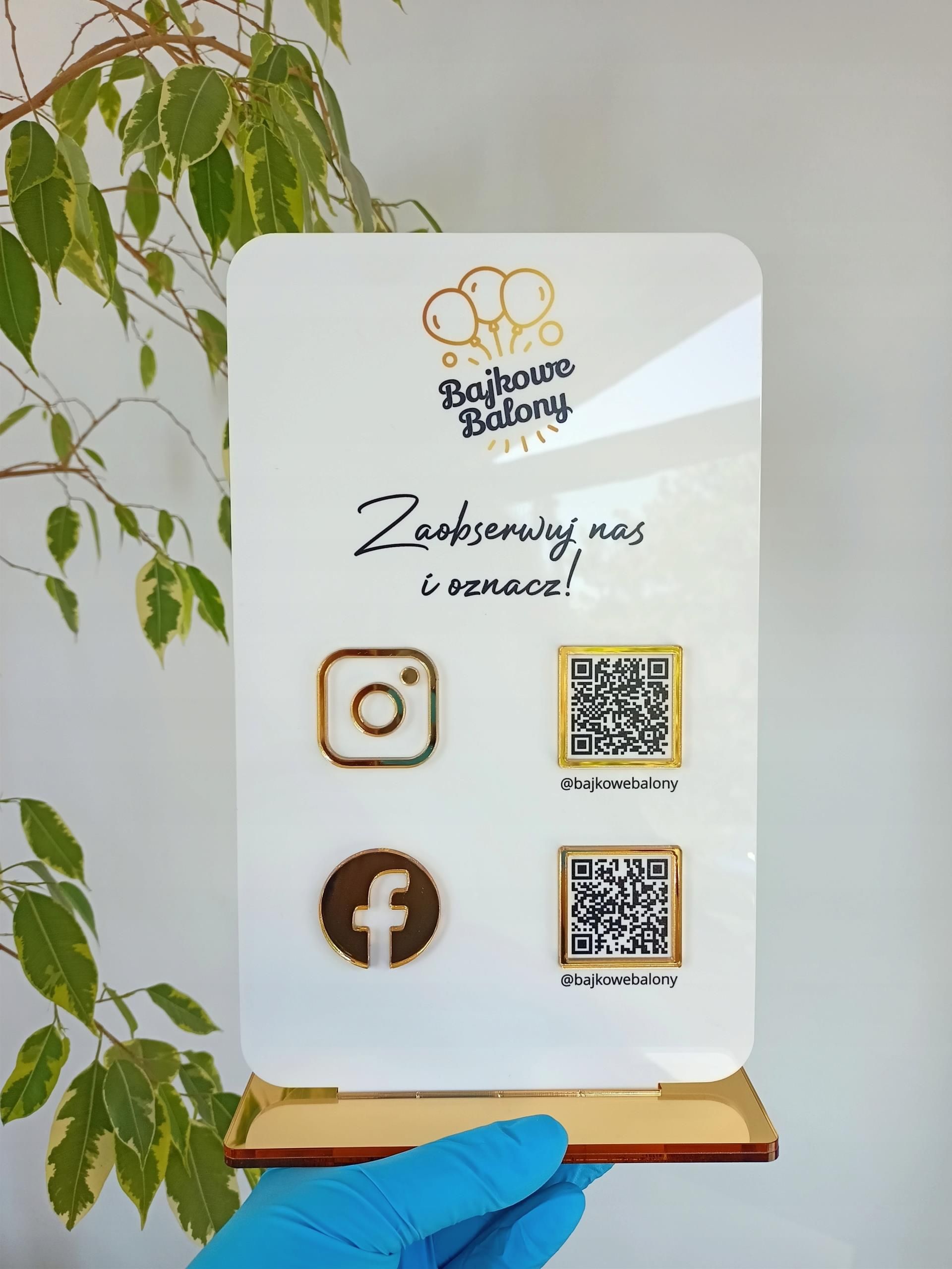 Tabliczka Statuetka Z Kodem Qr I Logo Firmy - Ceny i opinie - Ceneo.pl