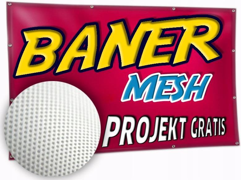 Baner Reklamowy Banner Mesh 1M2 Projekt - Ceny i opinie - Ceneo.pl