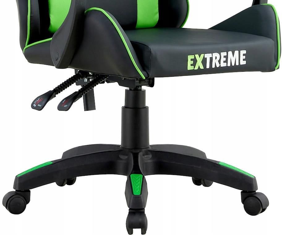 Fotel dla gracza Extreme ENZO Green Zielony - Ceny i opinie - Ceneo.pl