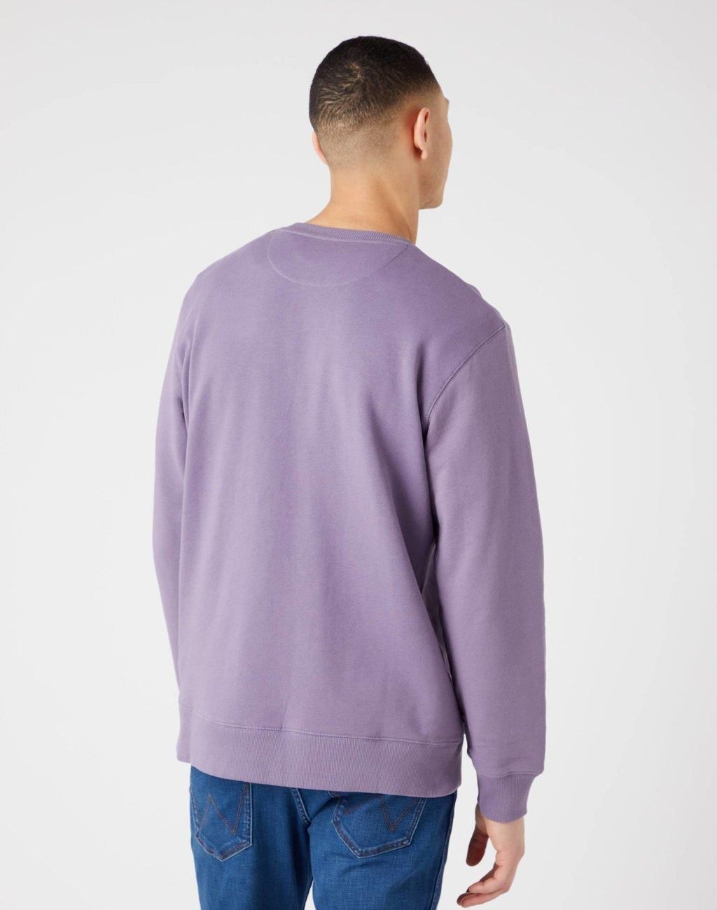WRANGLER SIGN OFF CREW MESKA BLUZA PURPLE W661HAP50 - Ceny i opinie ...