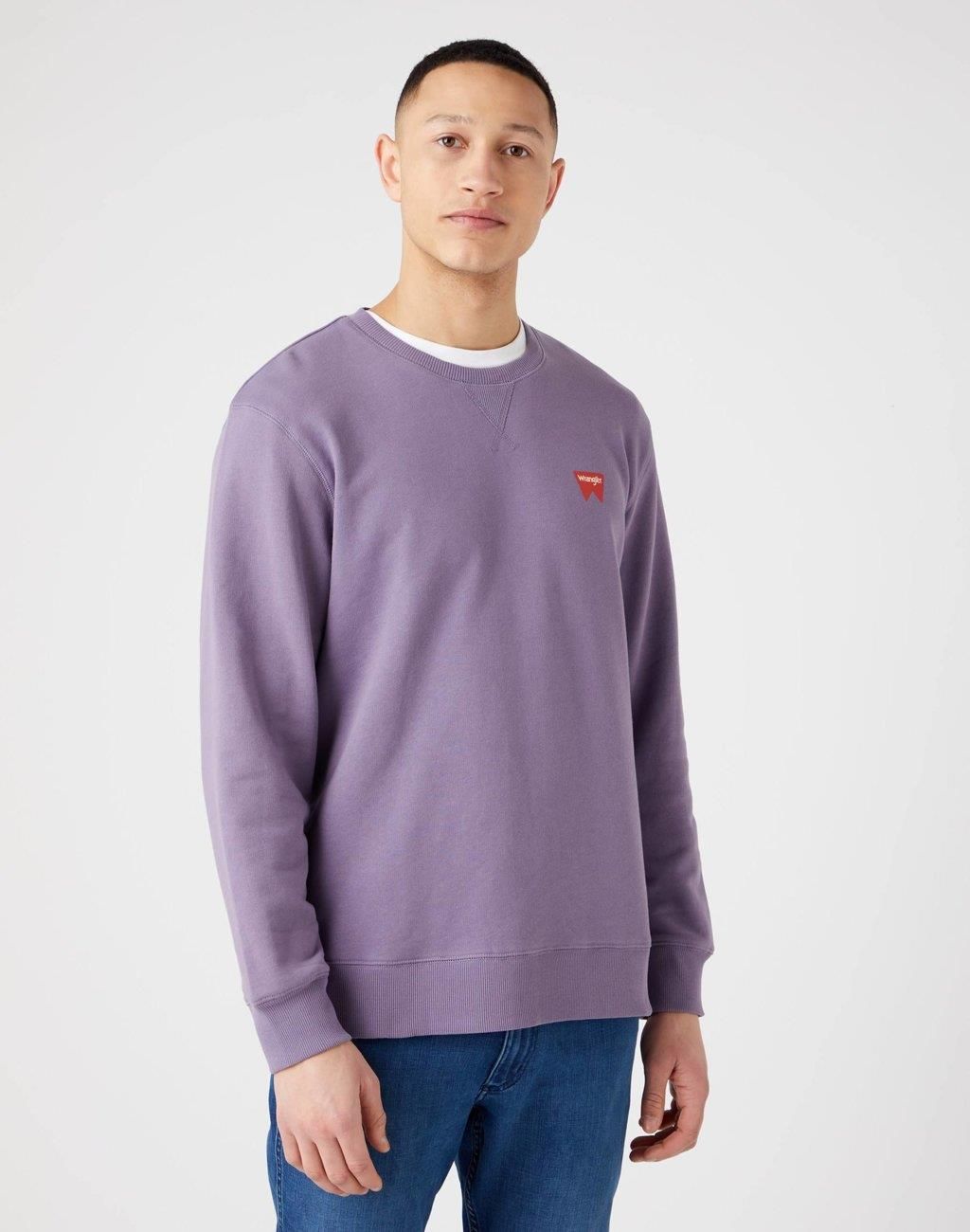 WRANGLER SIGN OFF CREW MESKA BLUZA PURPLE W661HAP50 - Ceny i opinie ...