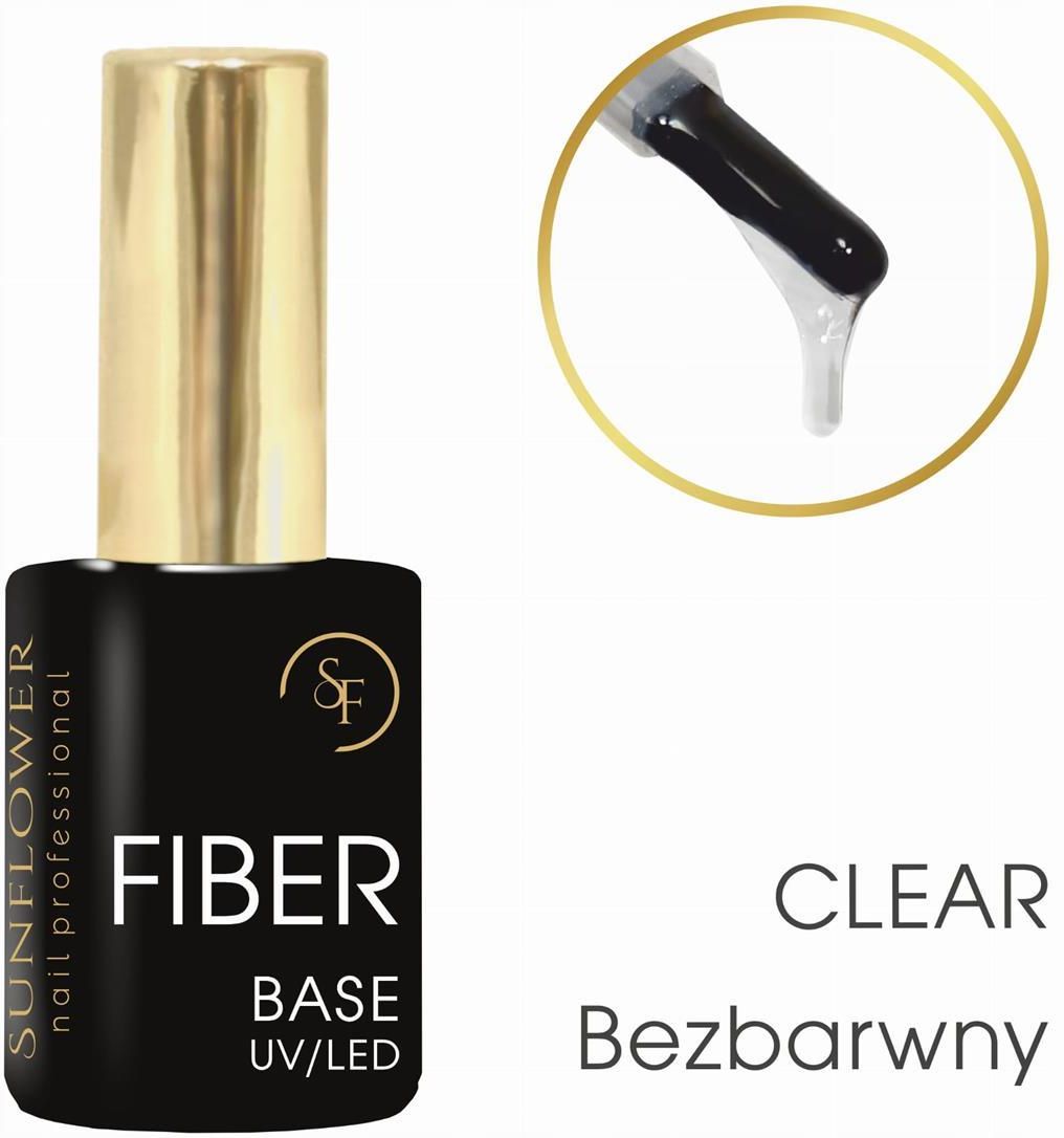 Sun Flower Baza Budująca Nylonowa Fiber Base UV/Led Clear - Opinie i ...