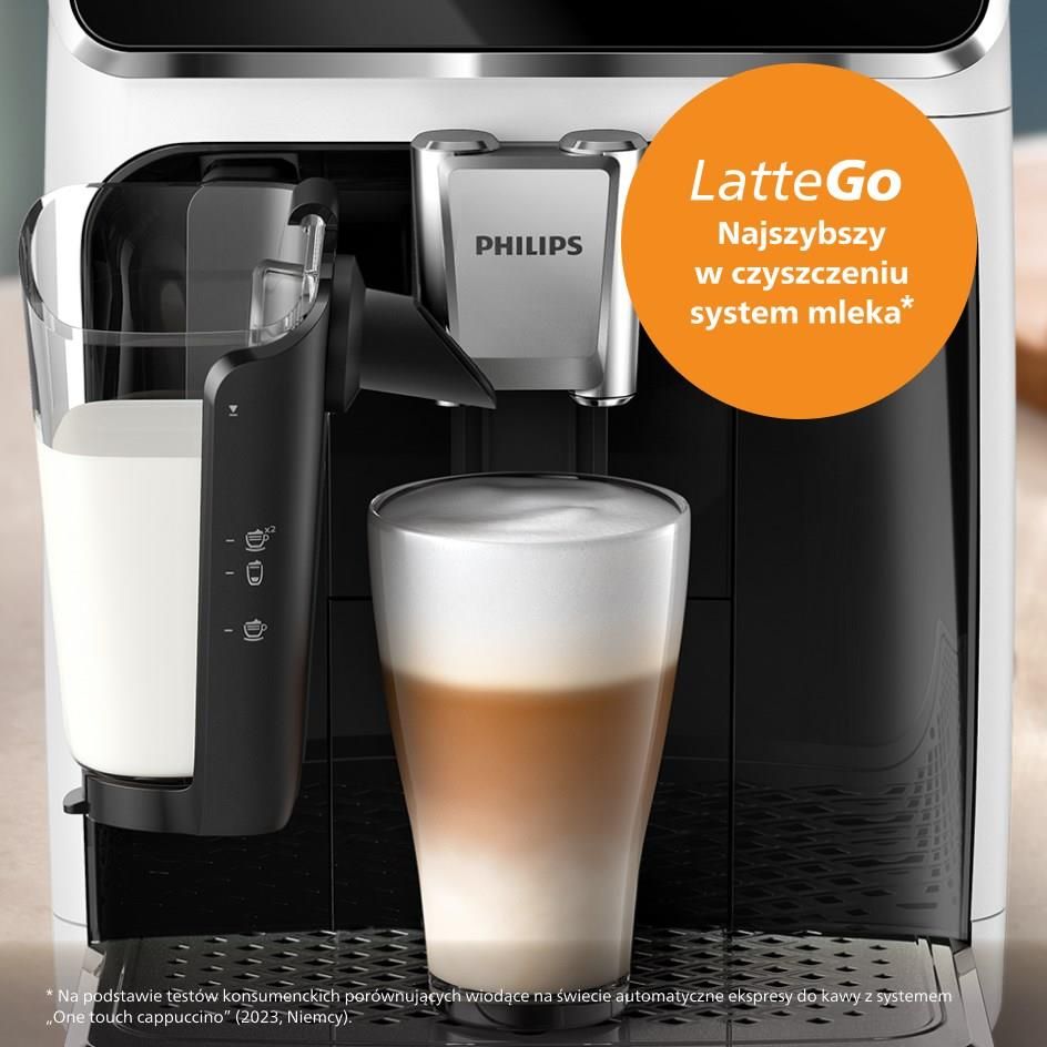Ekspres PHILIPS 3300 LatteGo EP3343/50 - Opinie i ceny na Ceneo.pl