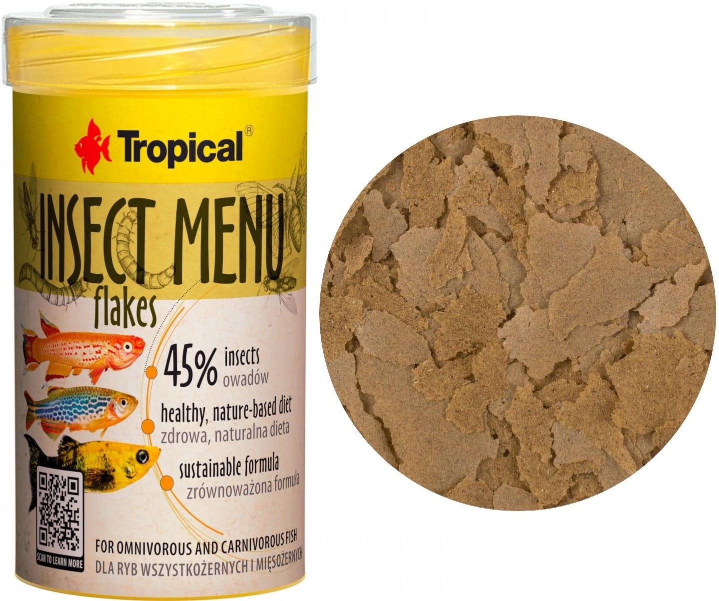 Tropical Pokarm Dla Ryb Insect Menu Flakes 250Ml/50G 70444 - Ceny i opinie - Ceneo.pl