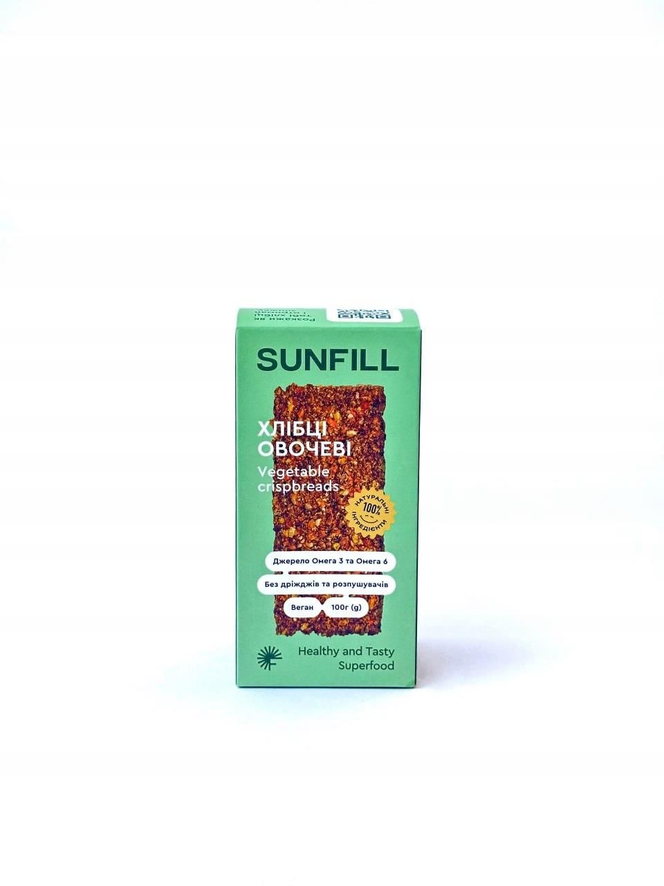 Sunfill Wege Krakersy Z Warzywami 100g - Ceny i opinie - Ceneo.pl