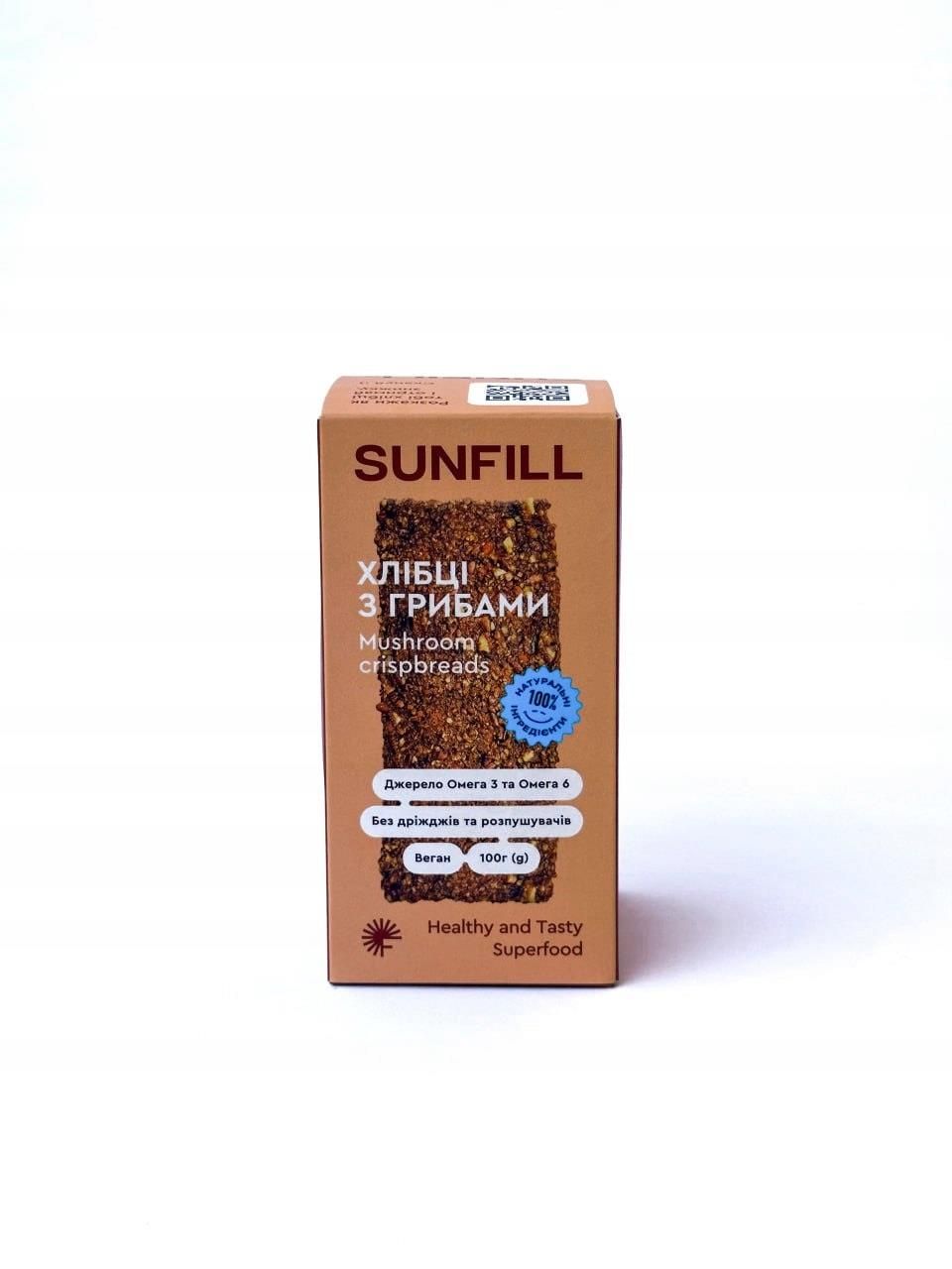 Sunfill Wege Krakersy Z Grzybami 100g - Ceny i opinie - Ceneo.pl