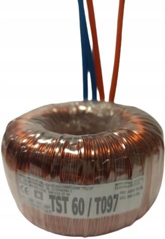 Telto Transformator Toroidalny Tst 60/T097 230/24V 2.5A (Tst60T097) - Opinie i ceny na Ceneo.pl