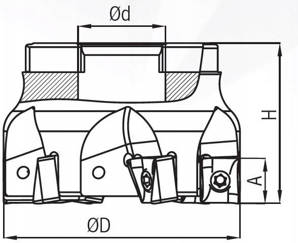 Frez do kupienia w Mbc Głowica Frezarska Frez Fi 80 90St Lnmx 1510 - Opinie i ceny na Ceneo.pl