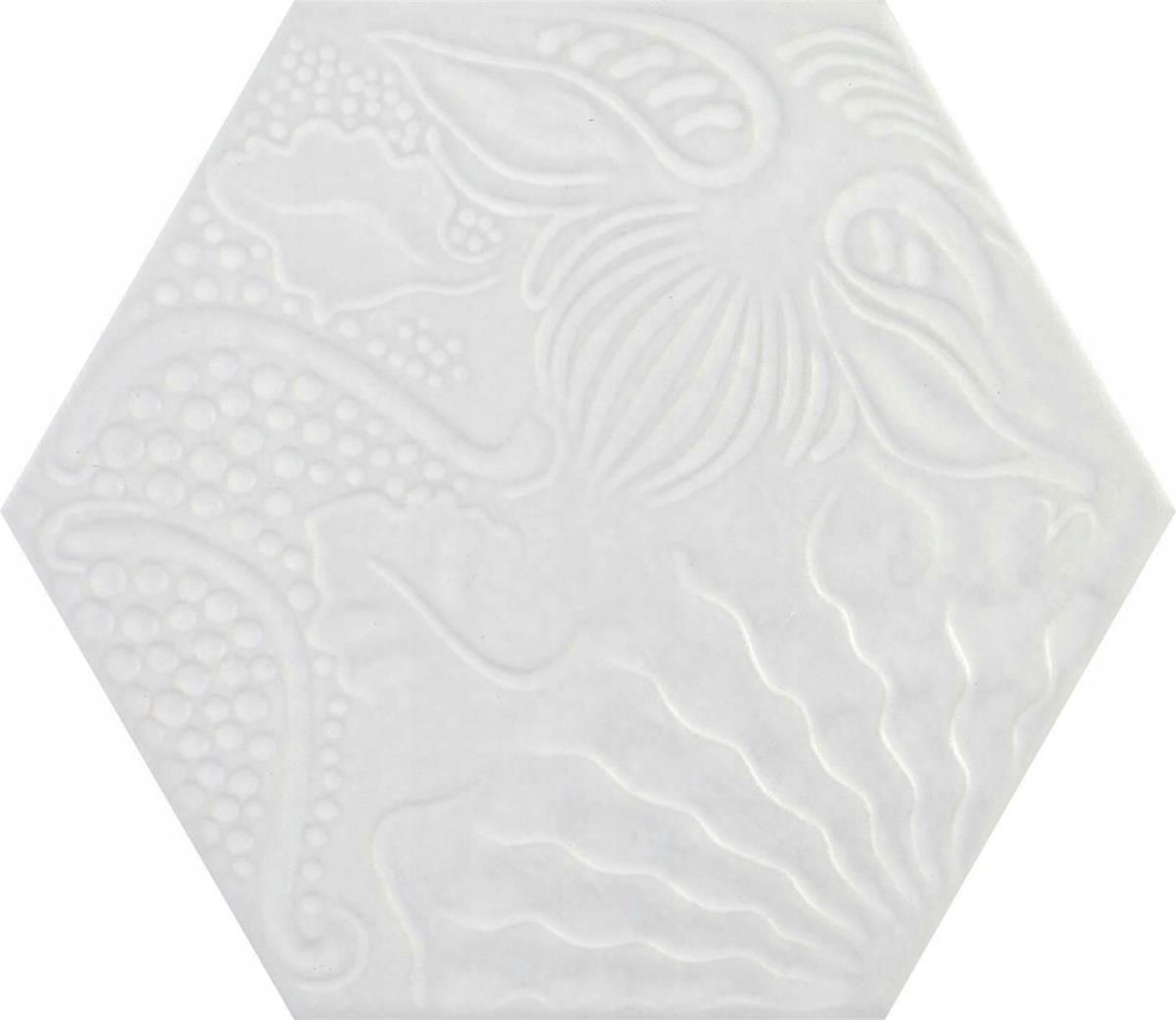 Płytki Codicer Hiszpania Gaudi White Hex 22x25 - Opinie i ceny na Ceneo.pl