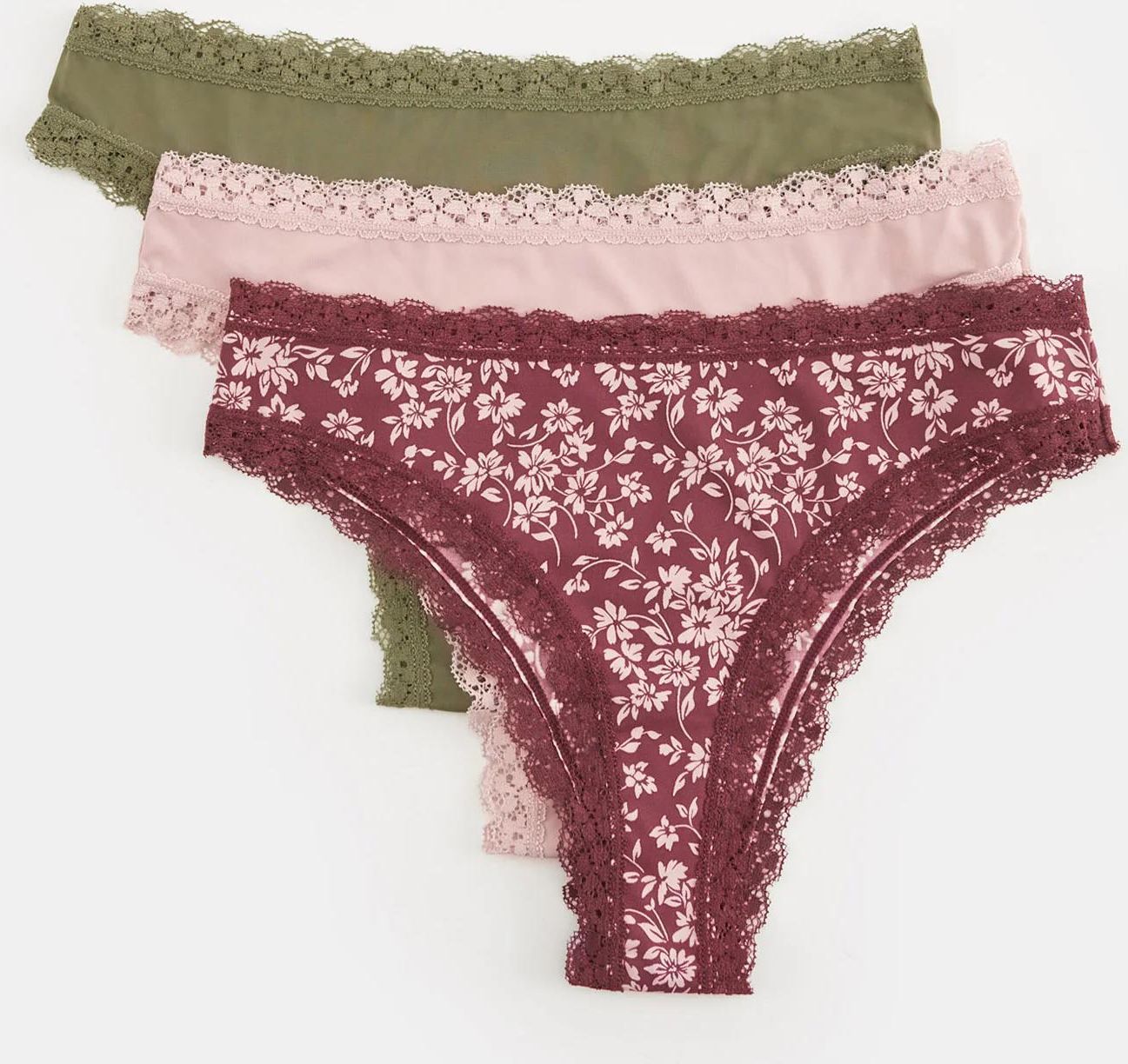 Sinsay - Majtki brazyliany 3 pack - Wielobarwny - Ceny i opinie - Ceneo.pl