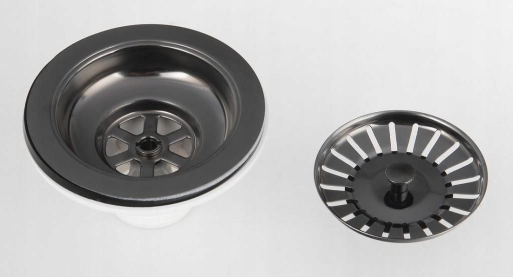 Bruckner Odpływ Zlewu Ze Stali Nierdzewnej 6/4 Czarny 1551216 - opinie ...