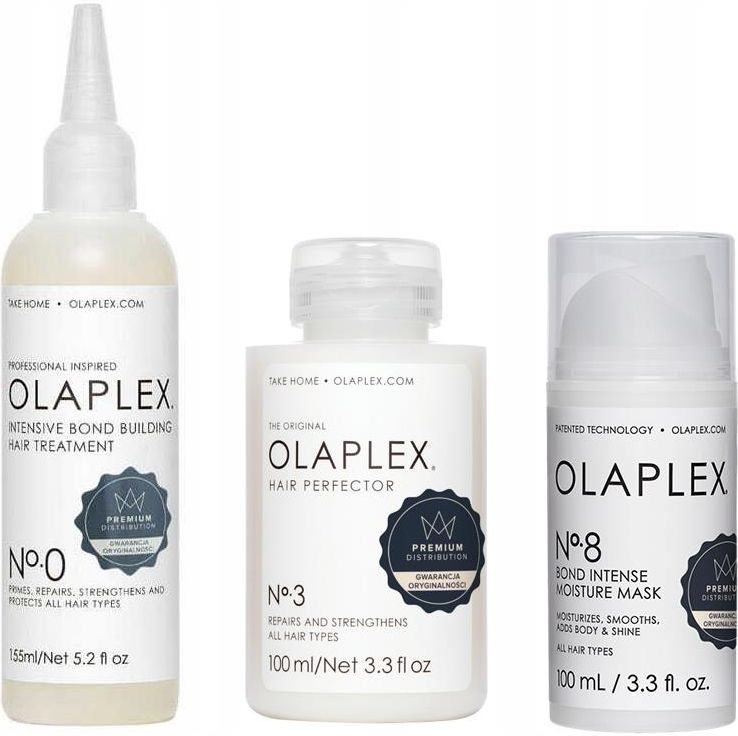 Olaplex No.0 No.3 No.8 Zestaw - opinie i ceny na Ceneo.pl